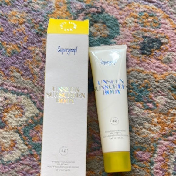 Bath & Body | Supergoop Unseen Sunscreen Body Spf 4 New In Box And ...